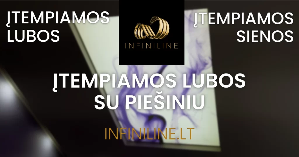 Įtempiamos Lubos Su Piešiniu | INFINILINE®.LT